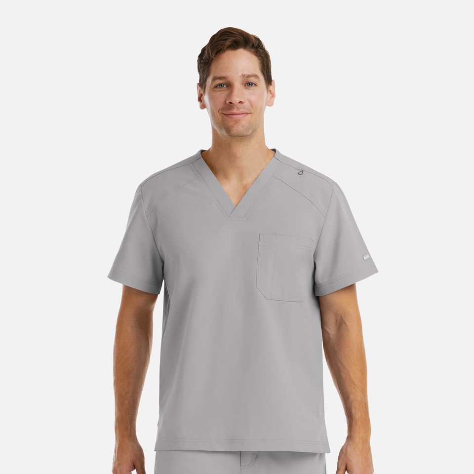 Men's Chest Pocket V-Neck Top | 5801 - Dubs Scrubs - Women's & Men's ...